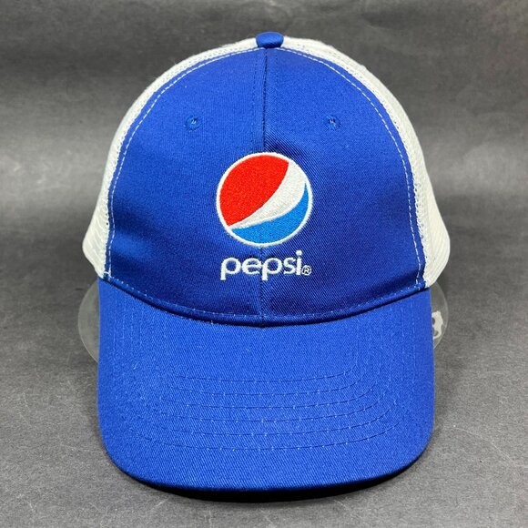 Pepsi | Accessories | Pepsi Snapback Hat Cap Awesome Gear Blue Trucker ...